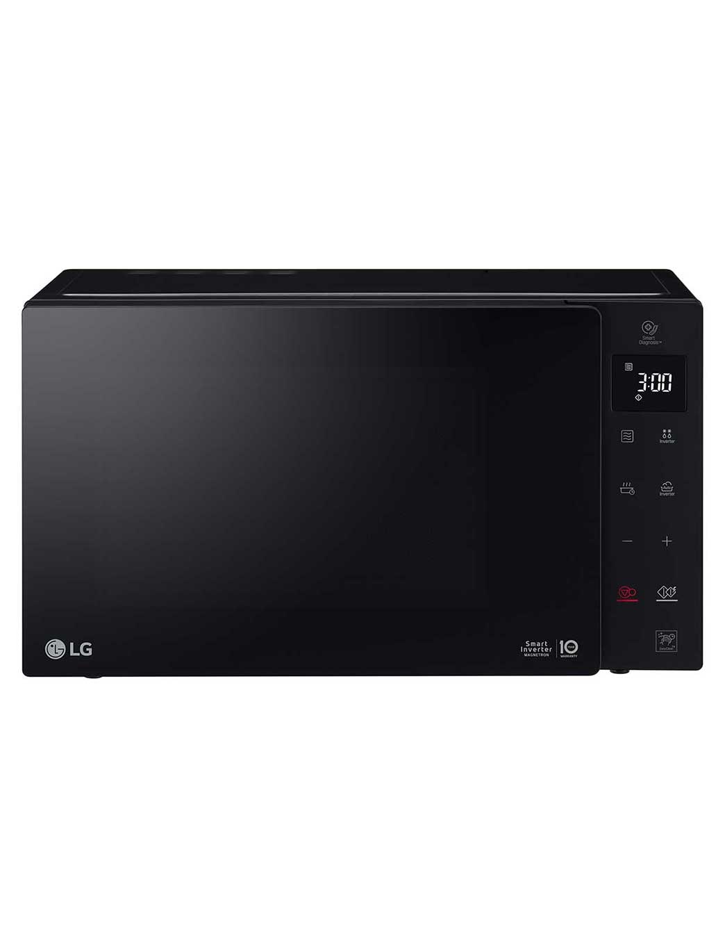 Shop LG 25L Black Smart Inverter Microwave Oven | LG MS2535GIS Specs ...