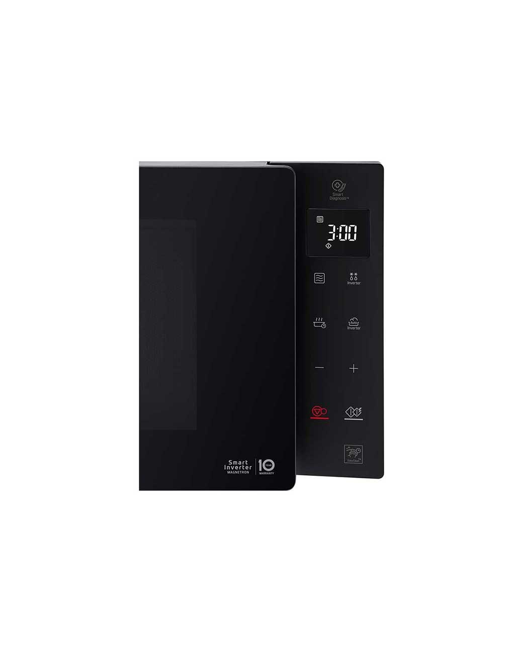 Shop LG 25L Black Smart Inverter Microwave Oven | LG MS2535GIS Specs ...