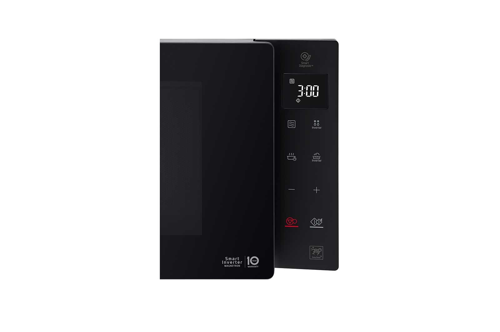 Shop LG 25L Black Smart Inverter Microwave Oven | LG MS2535GIS Specs ...