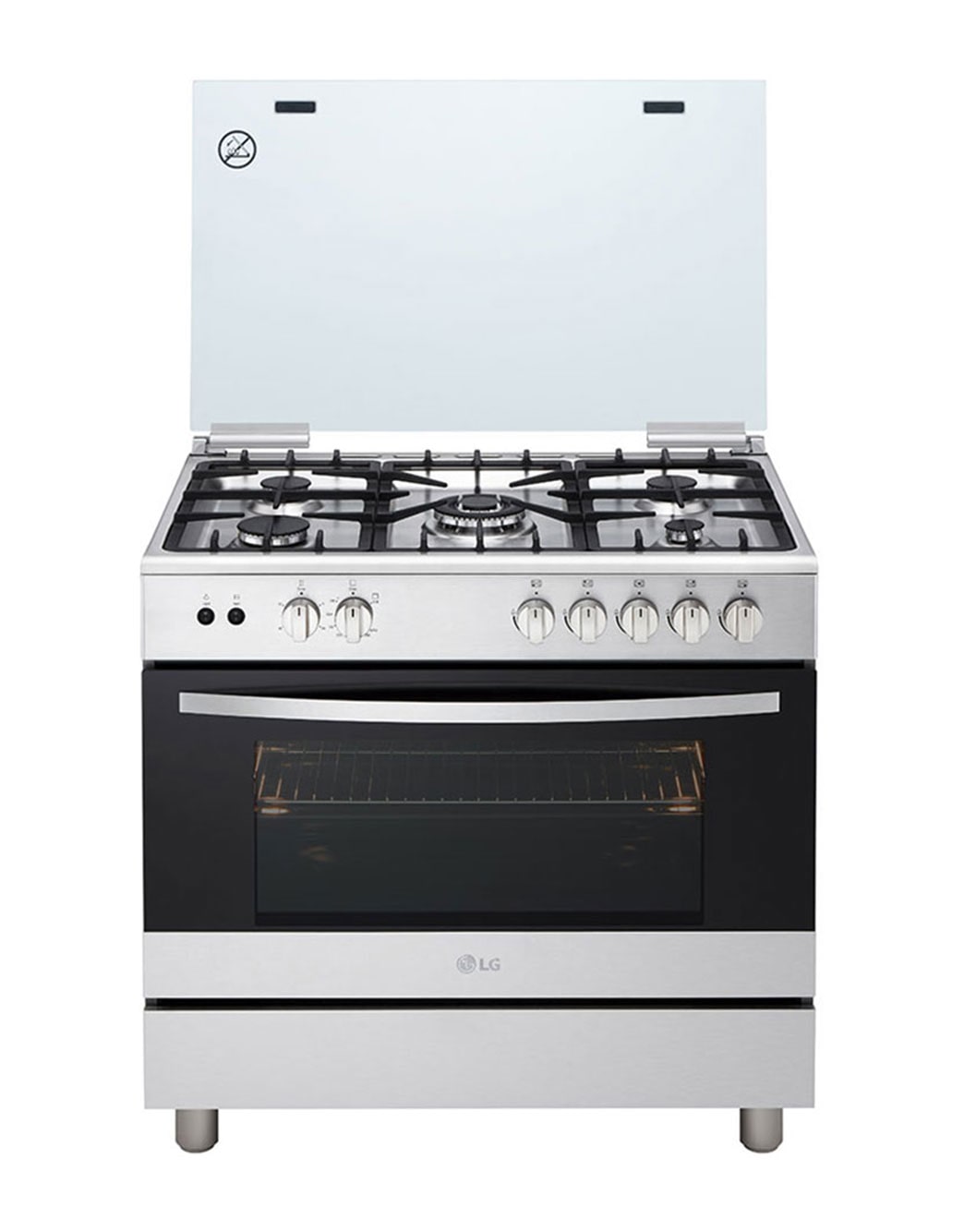 LG Gas Cooker, 5 Cook Zones, Removable Door | LG Africa