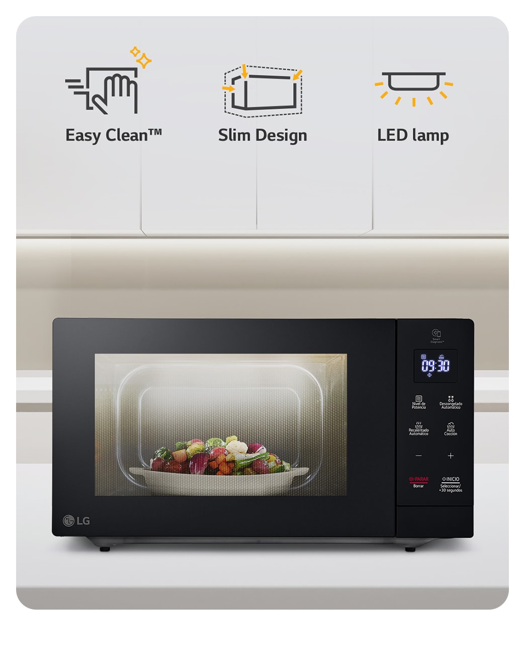 LG 30L NeoChef™ Microwave - MS3032JAS, Black | LG Africa