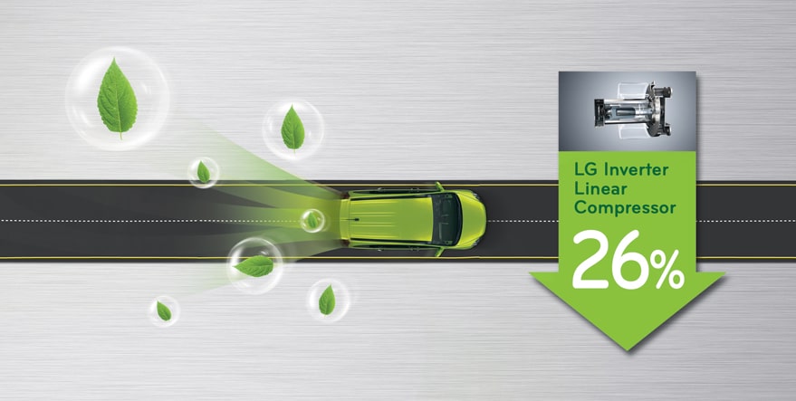 LG GC-L237ALYN: side by side with Inverter Linear compressor | LG Africa