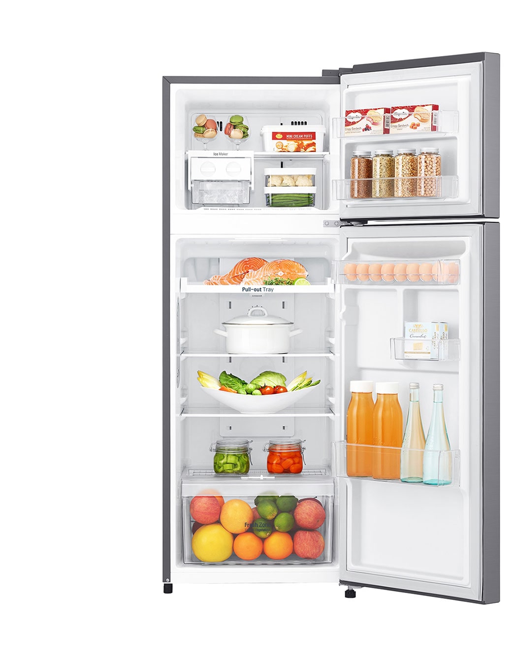 Shop LG 225L Top Freezer Refrigerator | LG GN-G222SLCB Specs & Features ...