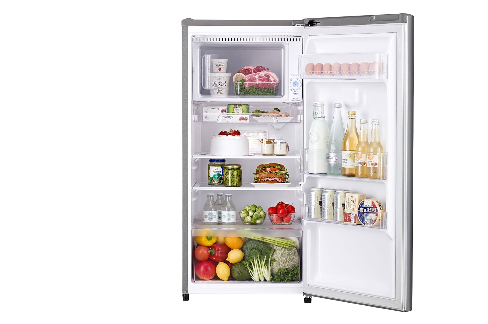 Shop LG 169L 1 Door Refrigerator | LG GN-Y201SLS Specs & Features | LG ...
