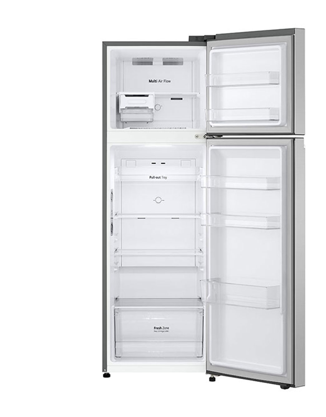 285L Top Freezer Fridge in Platinum Silver3 | LG Africa