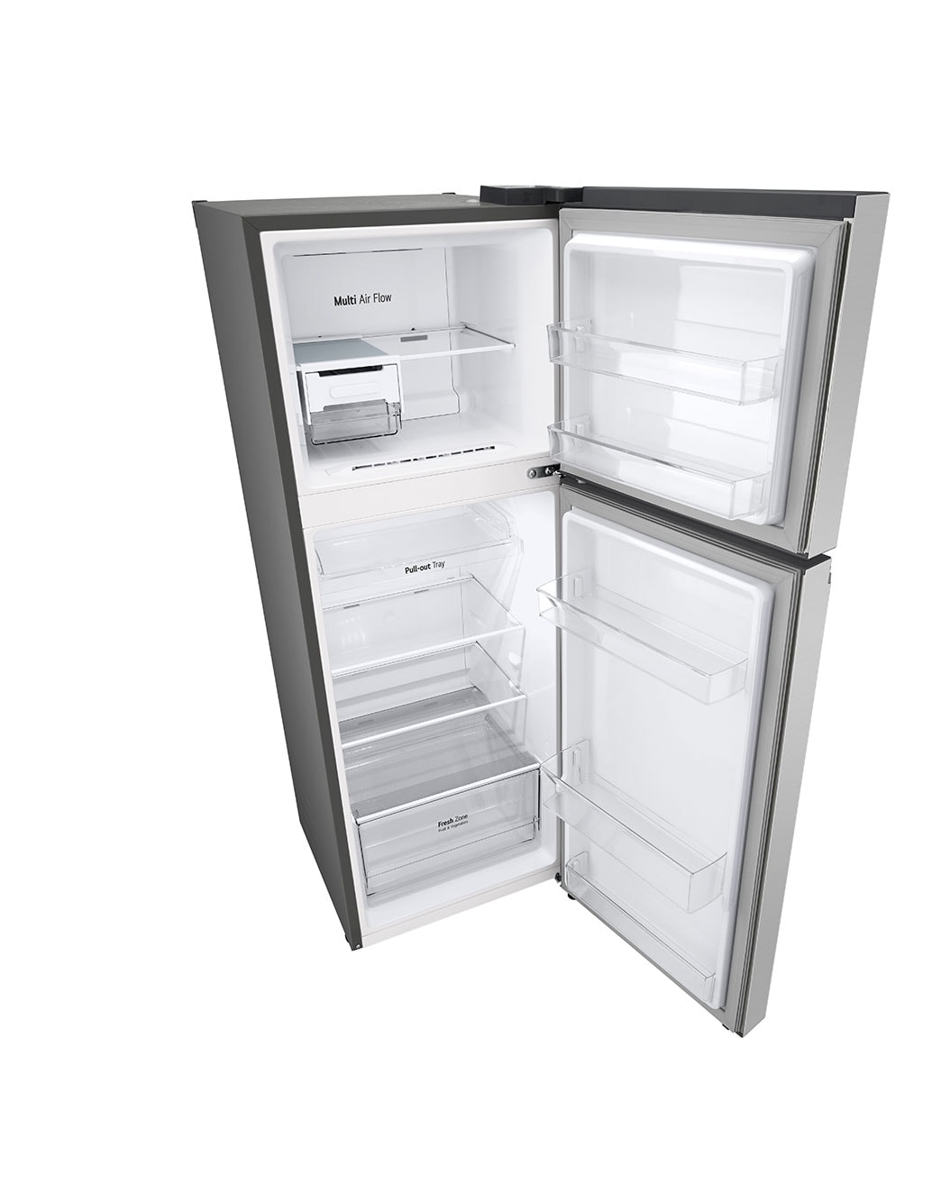 260L Top Freezer Fridge in Platinum Silver3 Steel | LG Africa