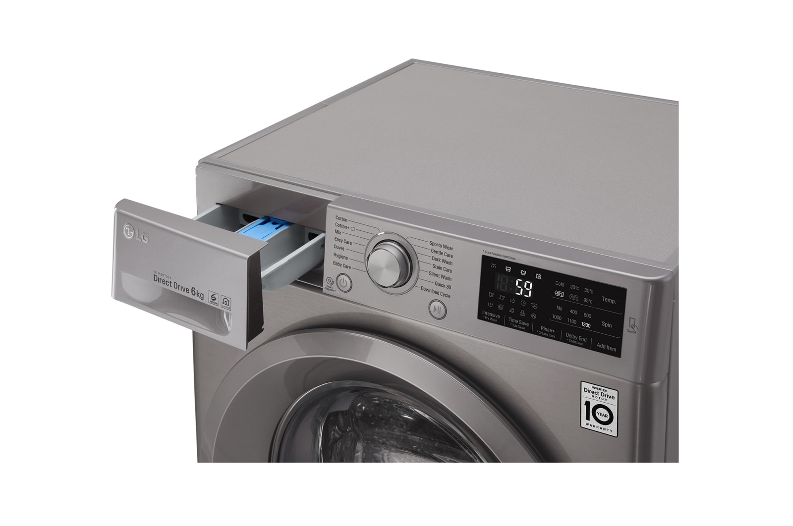 LG 6KG Front Load (Wash Only) Washing Machine - F2J5NNP7S