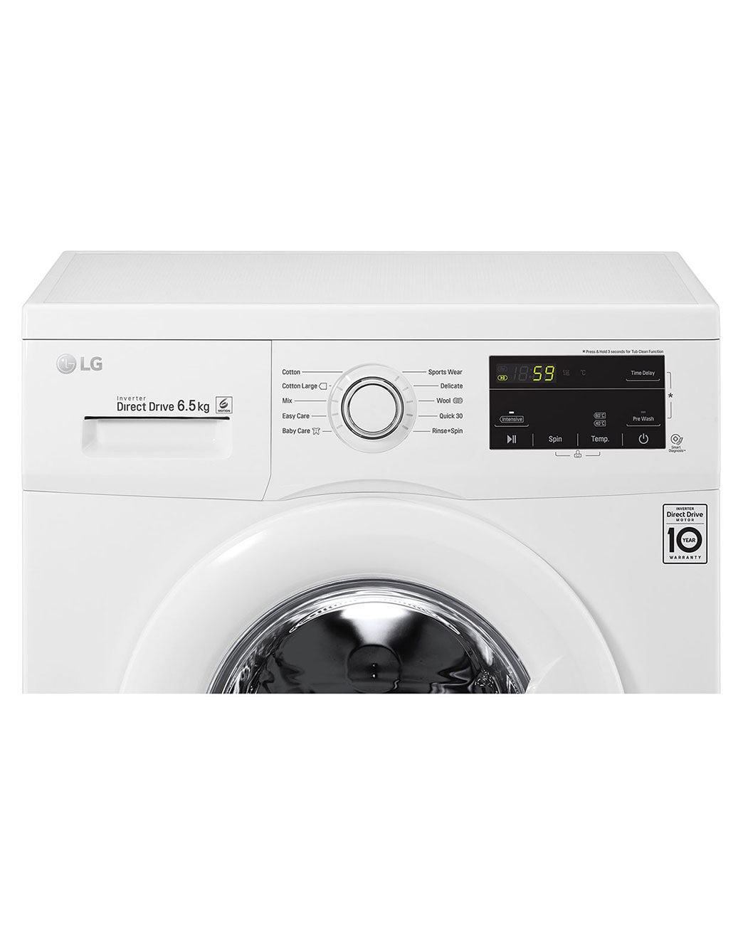 LG Front Load (Wash Only) Washine Machine 6.5kg - FH2J3WDNP0