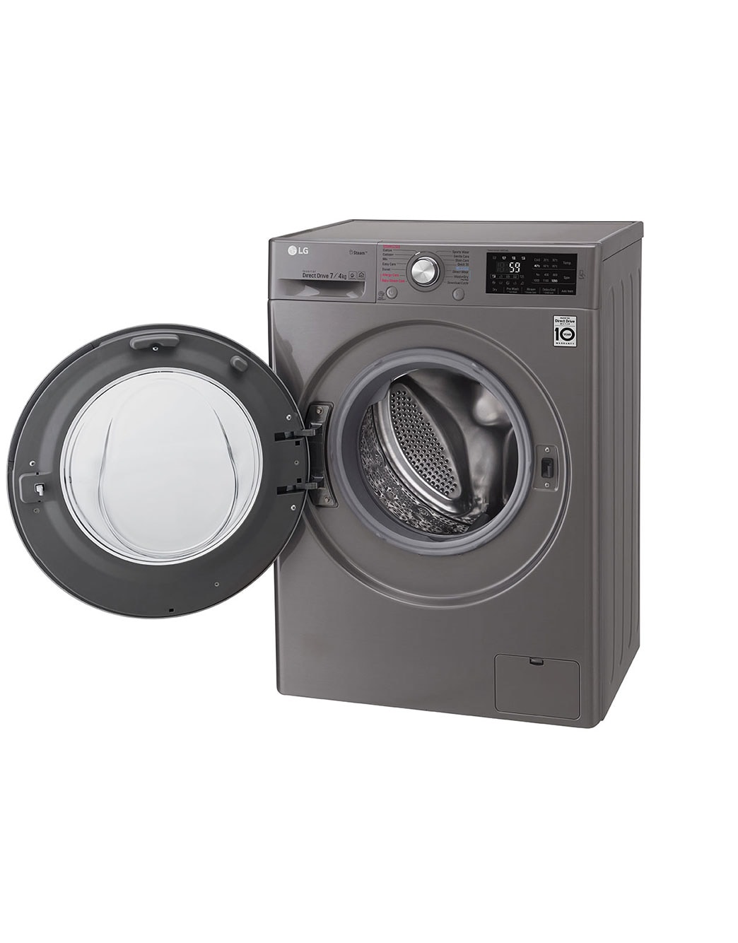 LG 7/4kg Front Load Washing Machine - F2J6HGP2S | LG Africa