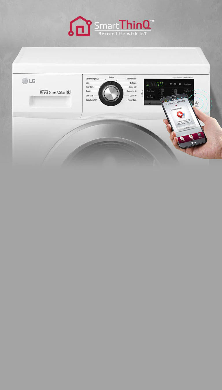 Inverter DD lave-linge 6kg - FH2J3WDNP0 | LG Afrique