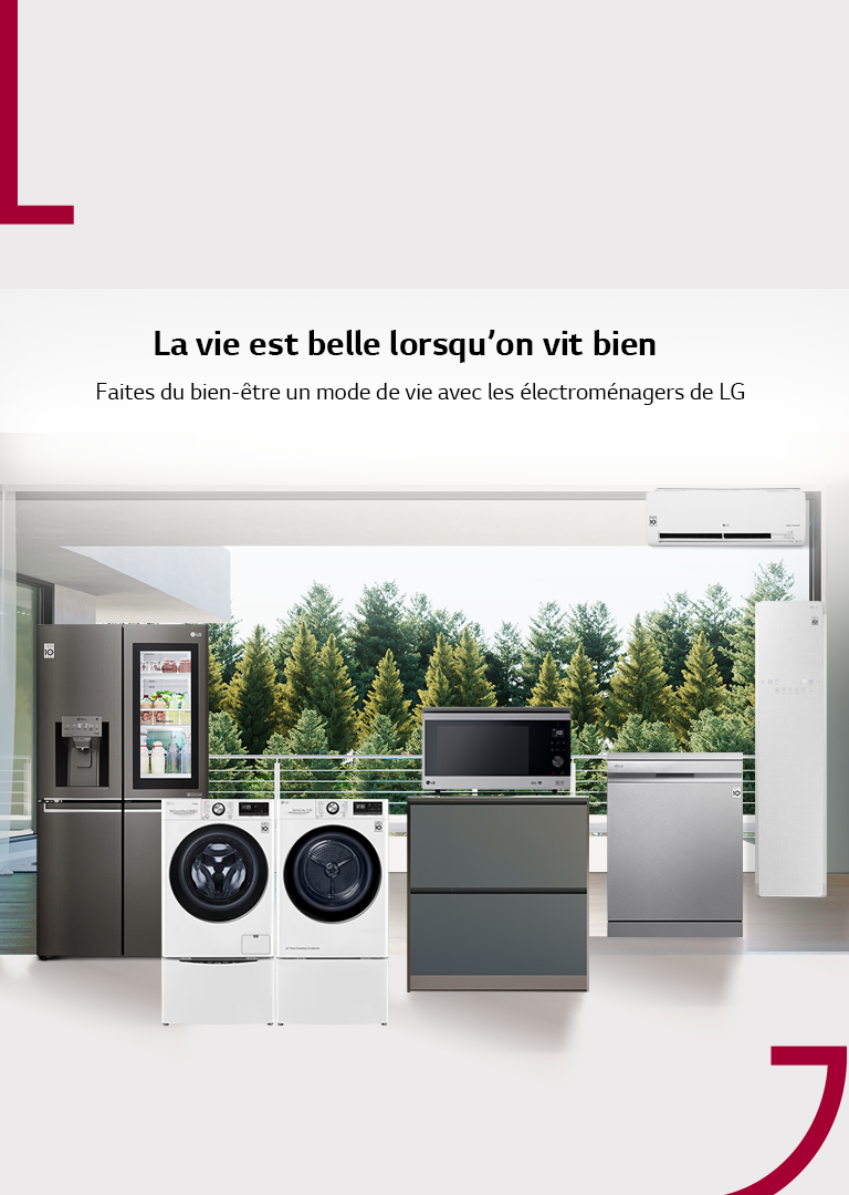 Électroménager - Lave-linge, Réfrigérateurs, Micro-Ondes | LG Afrique