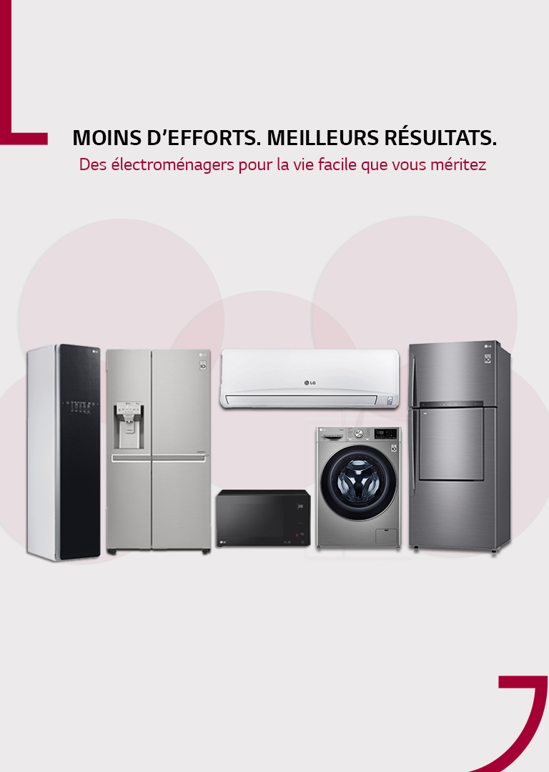 Électroménager - Lave-linge, Réfrigérateurs, Micro-Ondes | LG Afrique