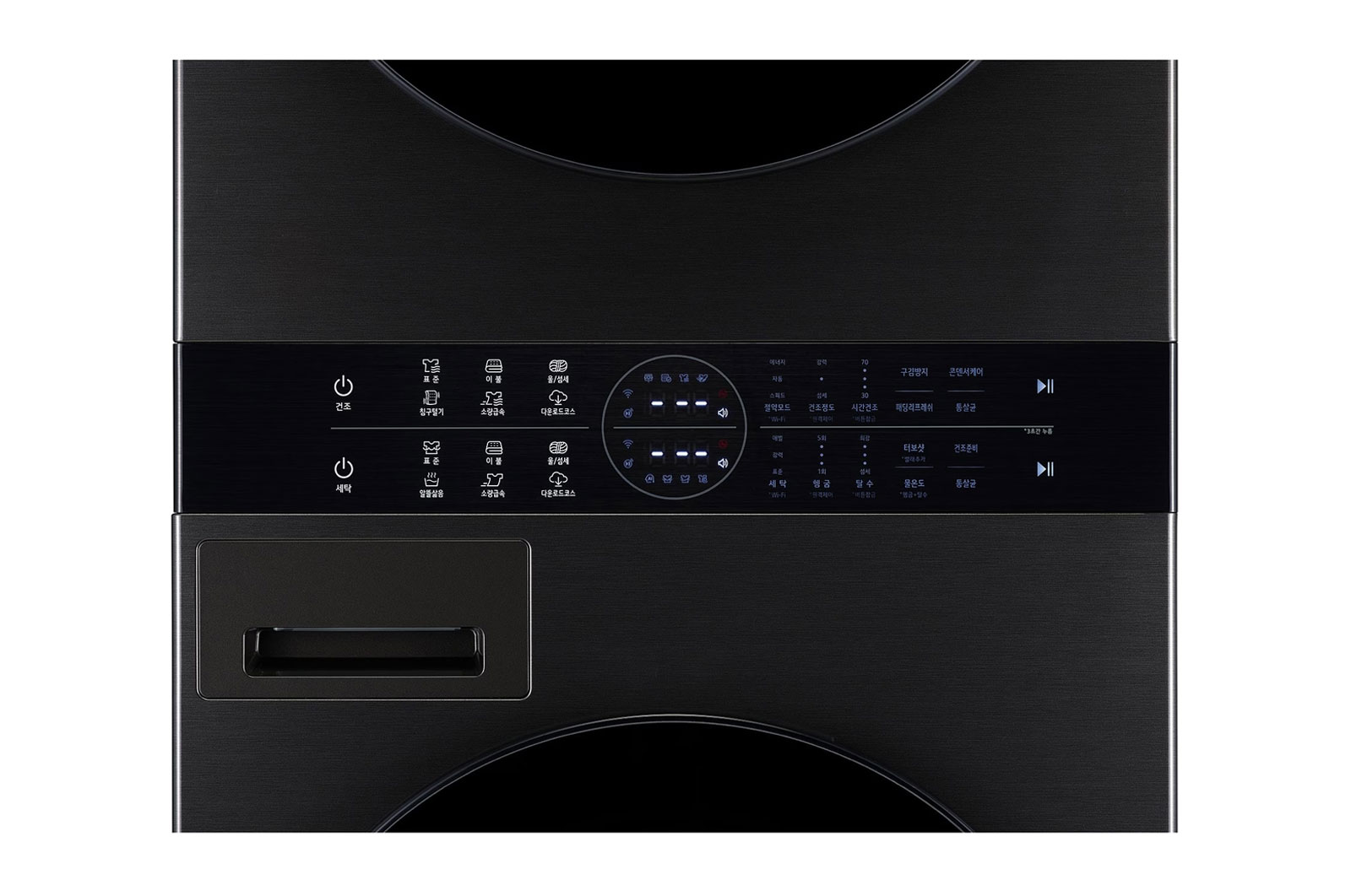 13/10kg LG WashTower™ with Centre Control™, Black Steel color | LG Afrique