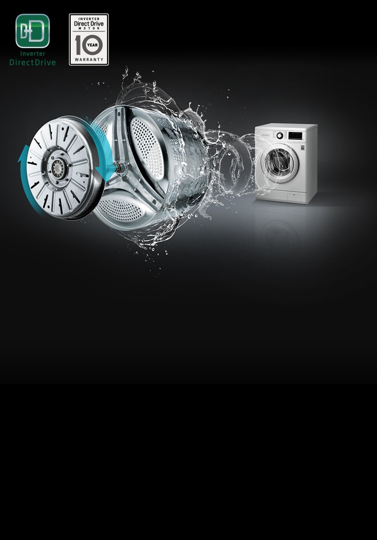 Lavarropas LG F1400TD | Lavarropas con carga frontal