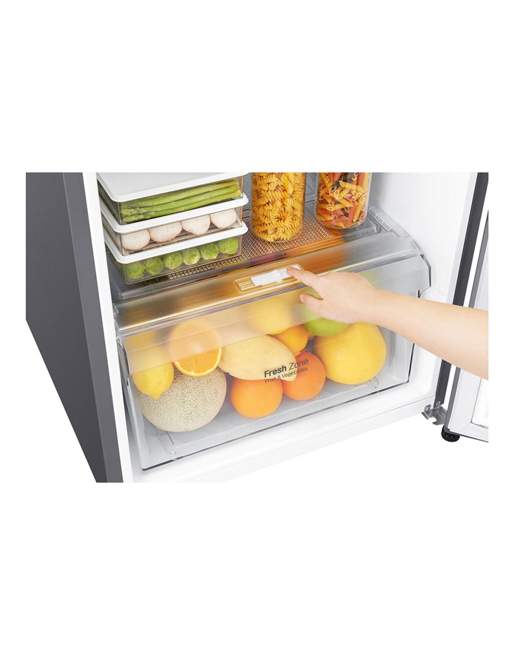 Heladera LG Tecnología Smart Inverter | Heladera con Freezer Arriba