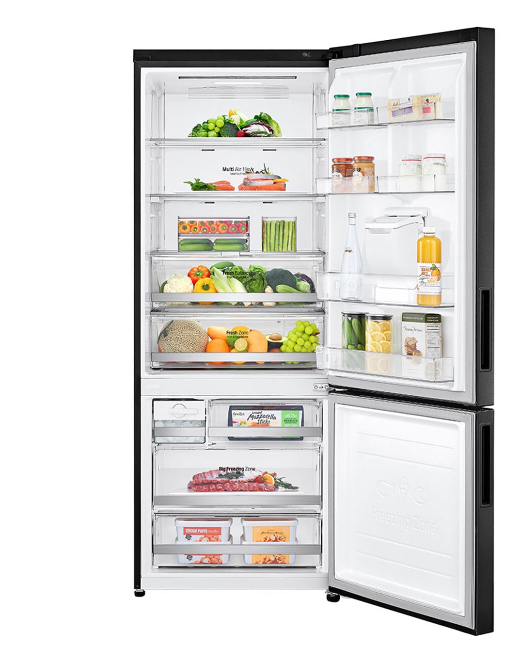 Heladera LB45SPT con Frezeer Abajo 500lts | LG AR