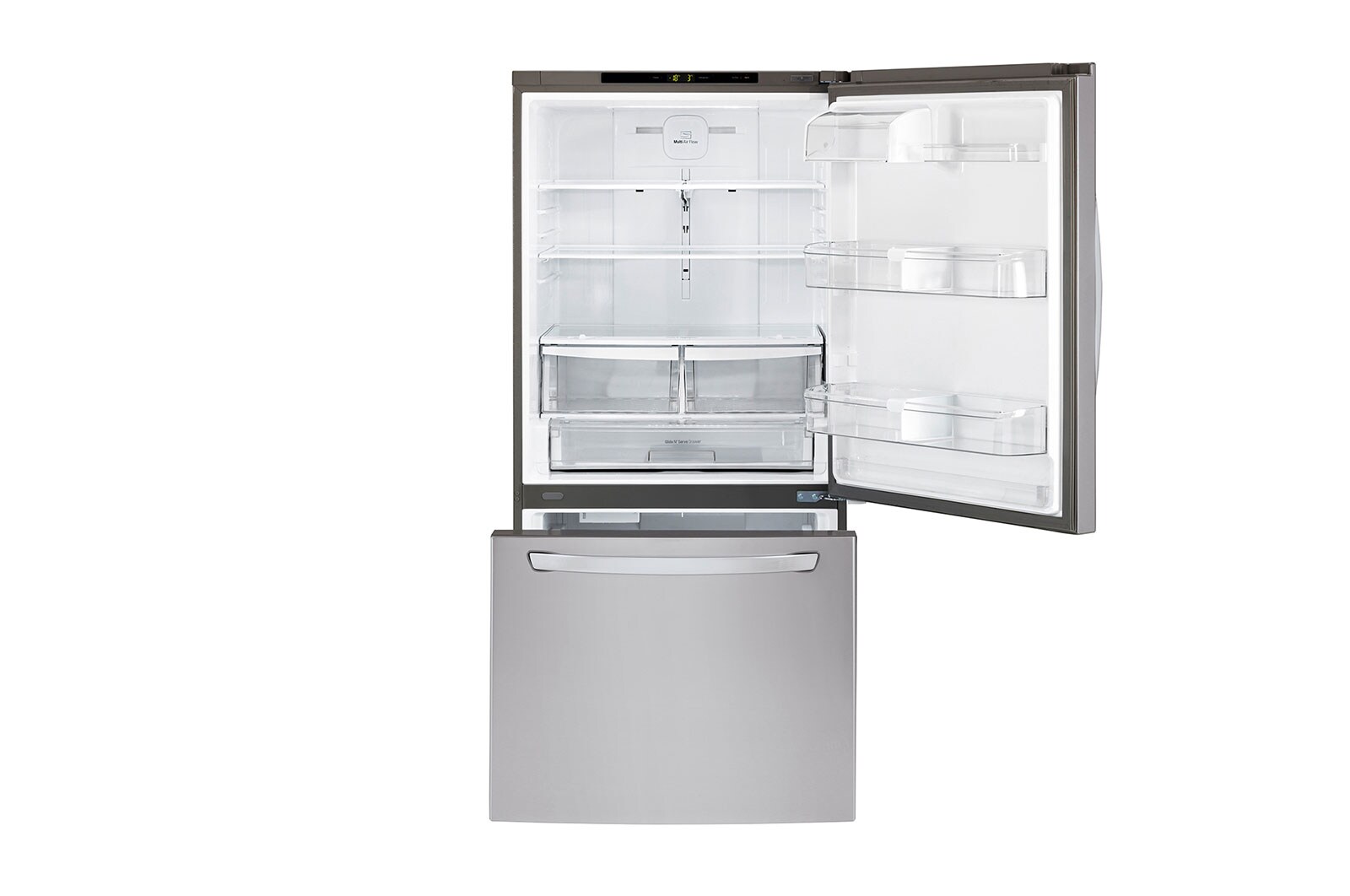 545L Heladera freezer inferior Acero Inoxidable | LG AR