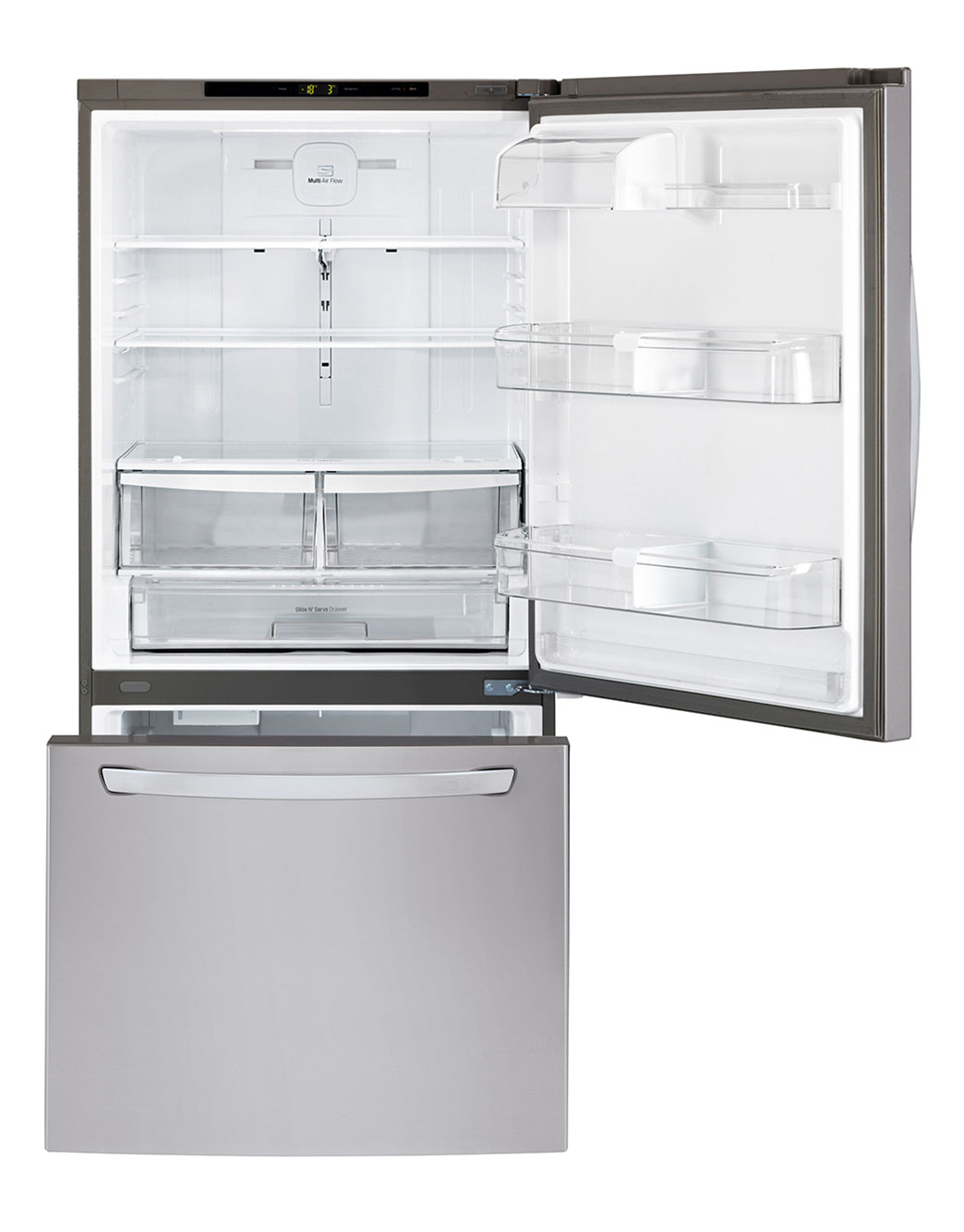 Heladera Quantum B freezer inferior 545 litros - Acero Inoxidable con ...