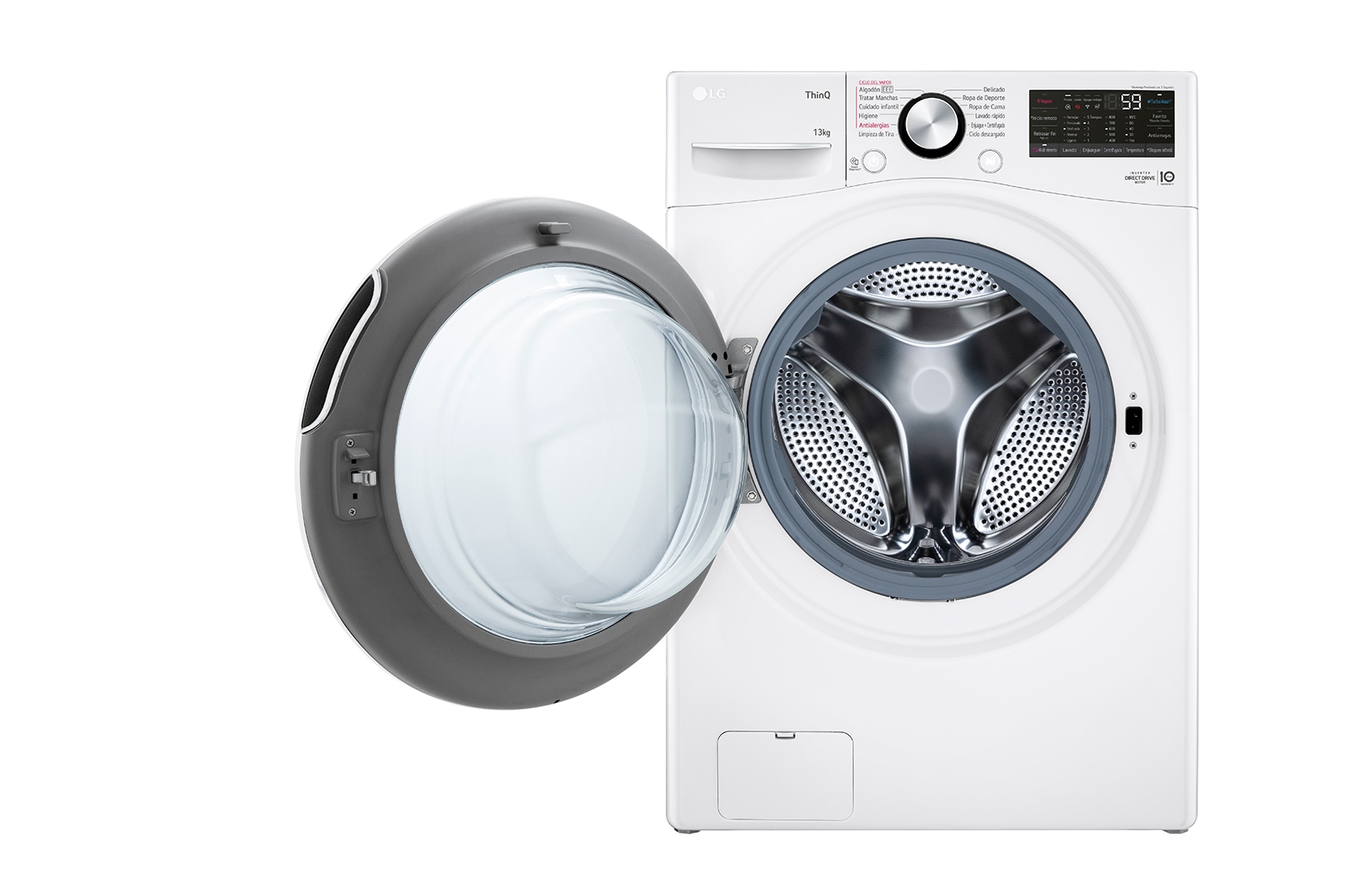 Lavarropas carga frontal 13 KG │ Blanco │ Inverter Direct Drive │ AI DD ...