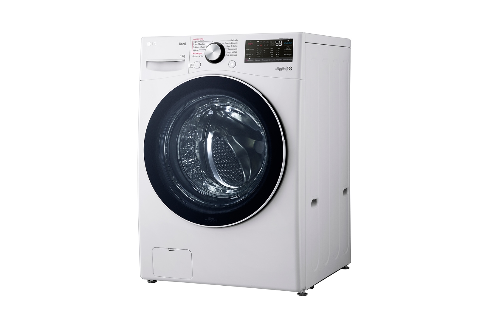 Lavarropas carga frontal 13 KG │ Blanco │ Inverter Direct Drive │ AI DD ...