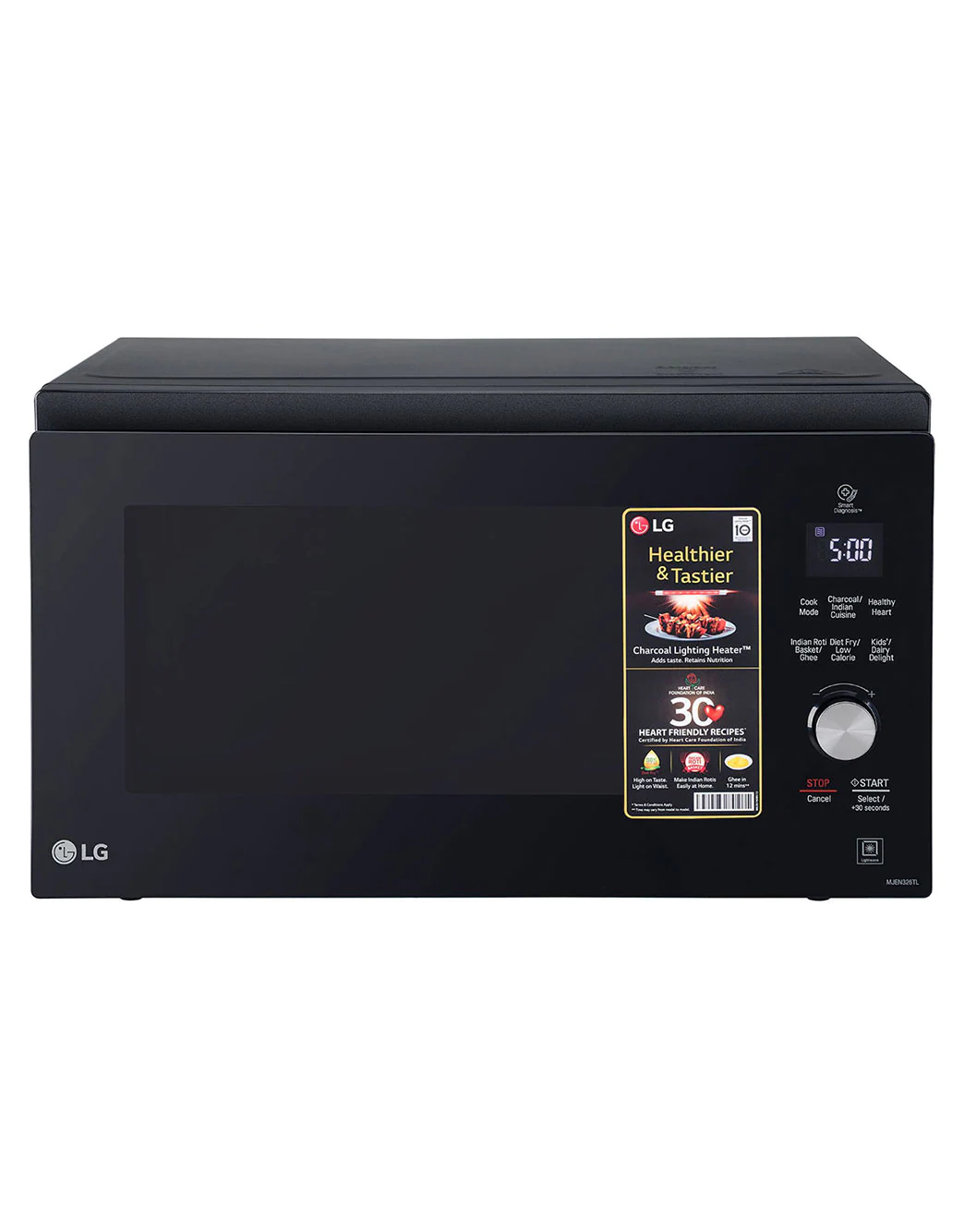 32L All in One Microwave with Diet Fry™ in Black | LG BD