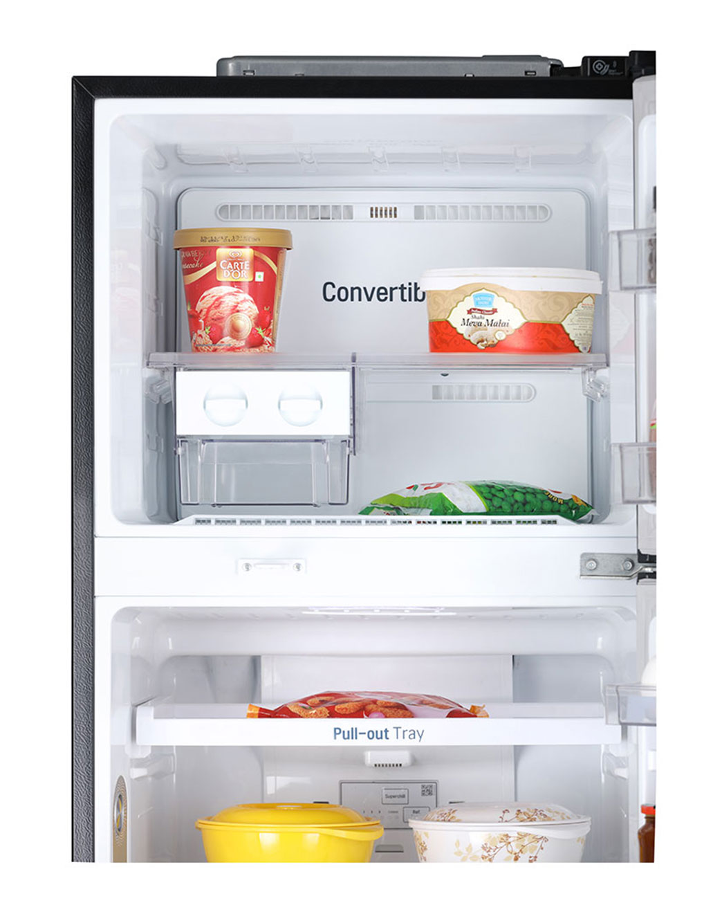 360L Top Freezer with DoorCooling+™ in Black | LG BD