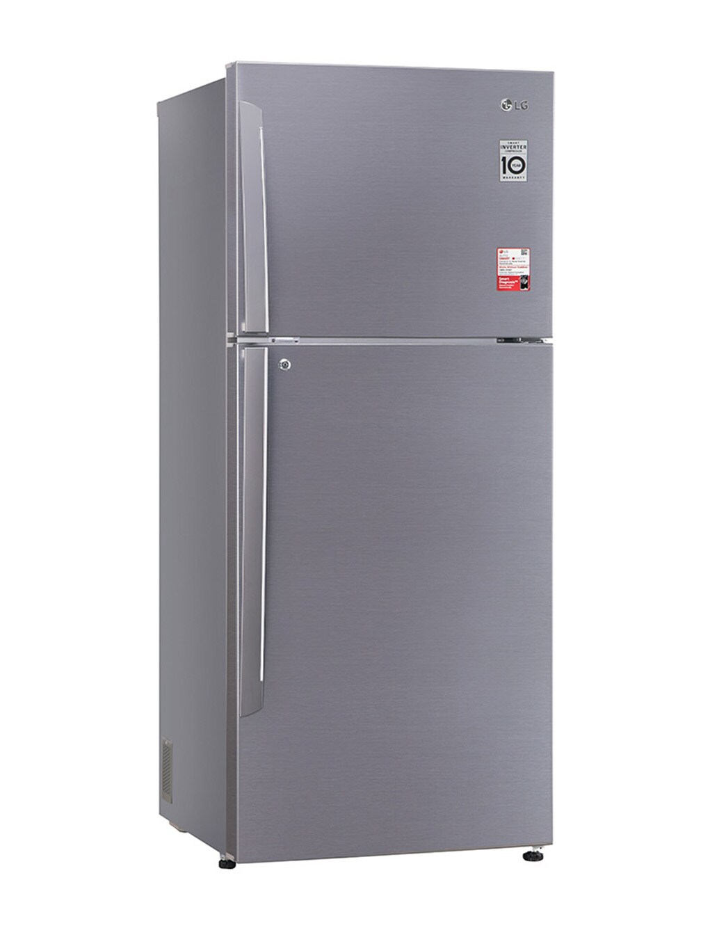 437L HygieneFRESH+™ Top Freezer in Steel | LG BD