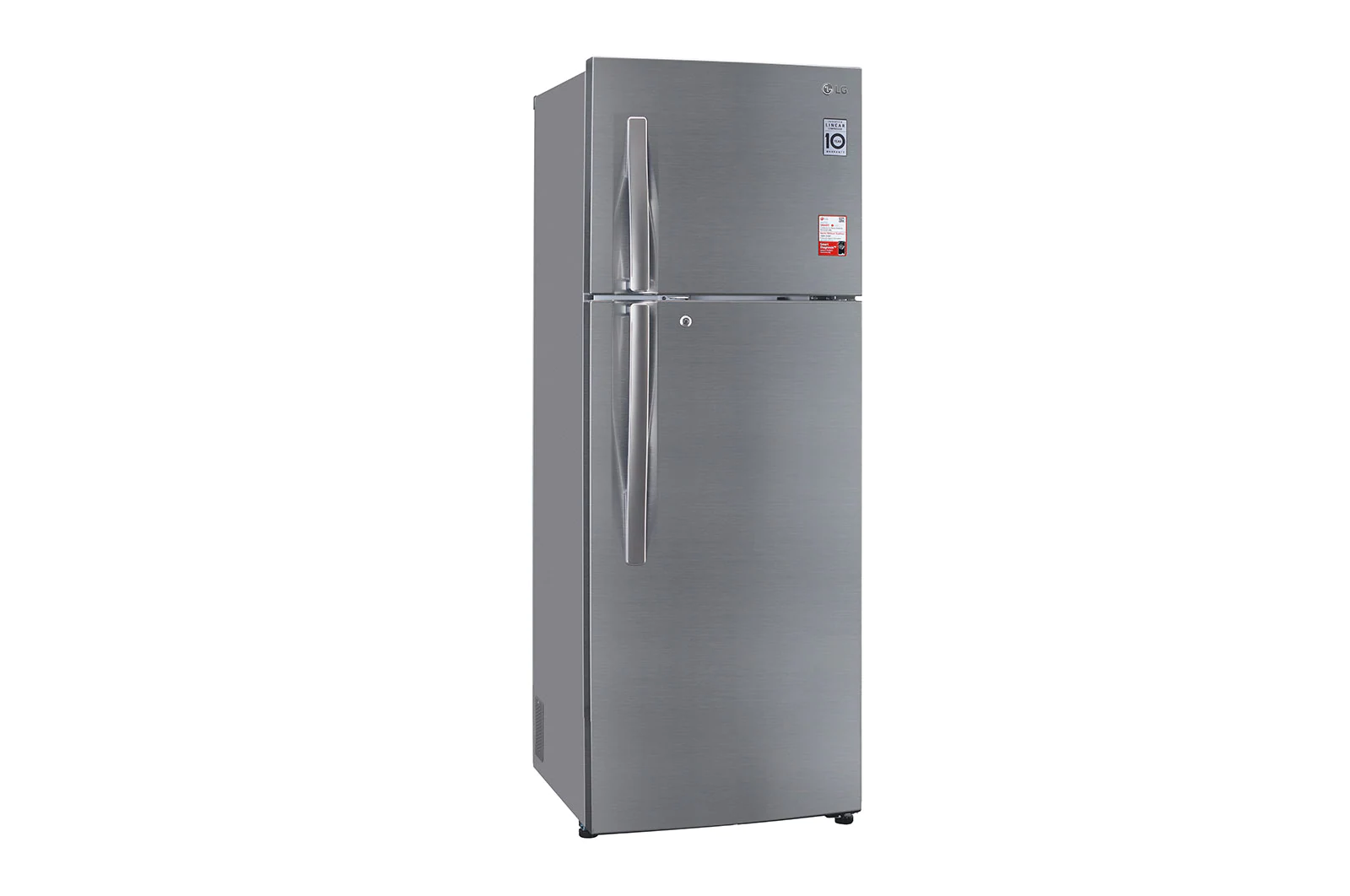 335L Top Freezer with Multi Air Flow in Steel | LG BD