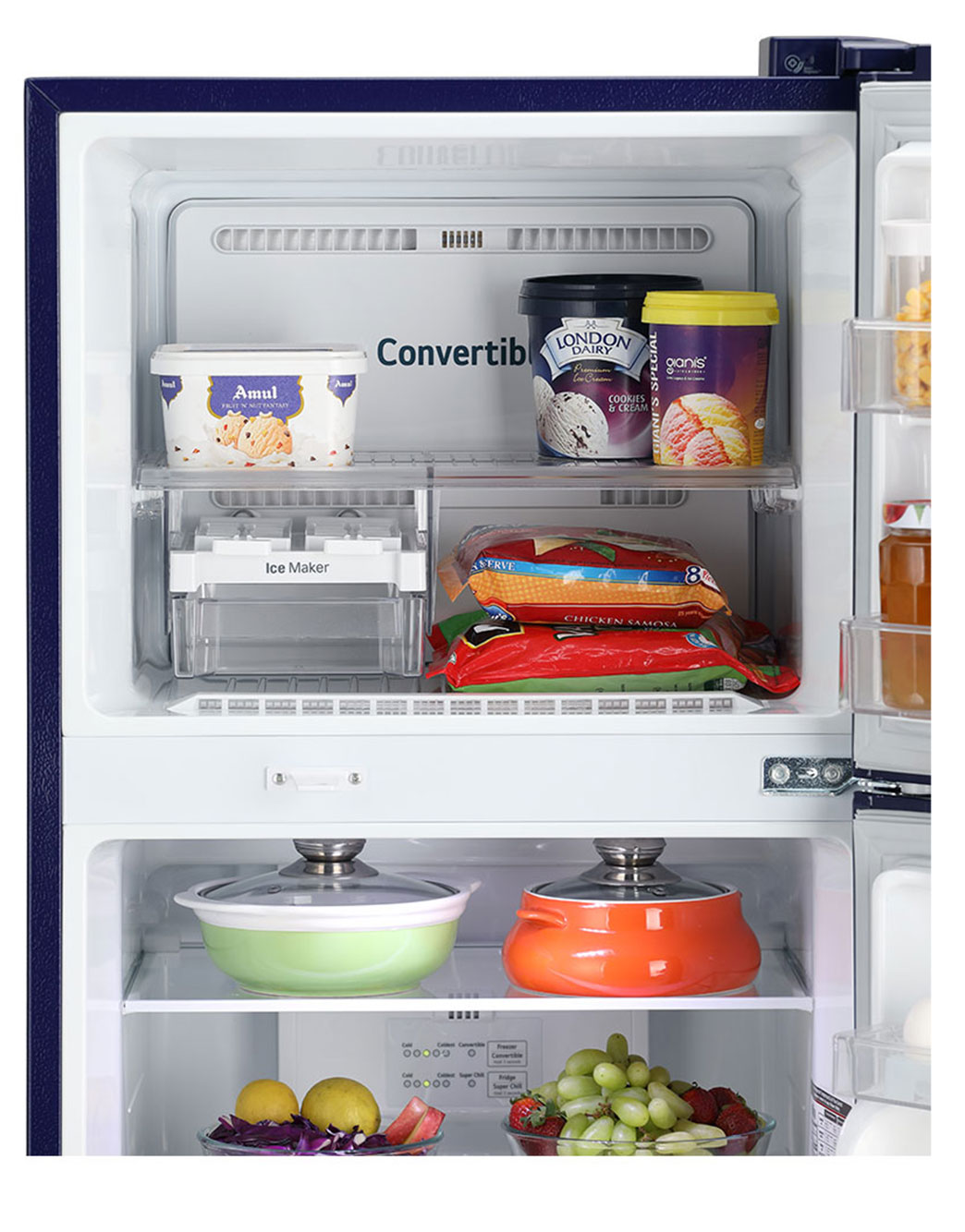 240L Convertible Top Freezer in Blue Charm | LG BD