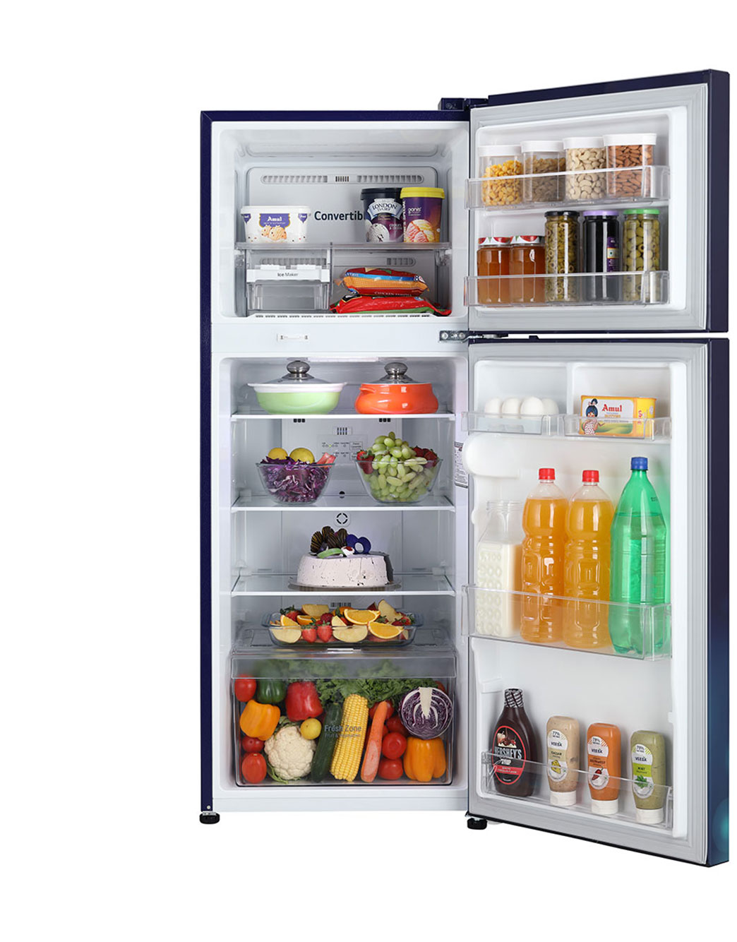 240L Convertible Top Freezer in Blue Charm | LG BD