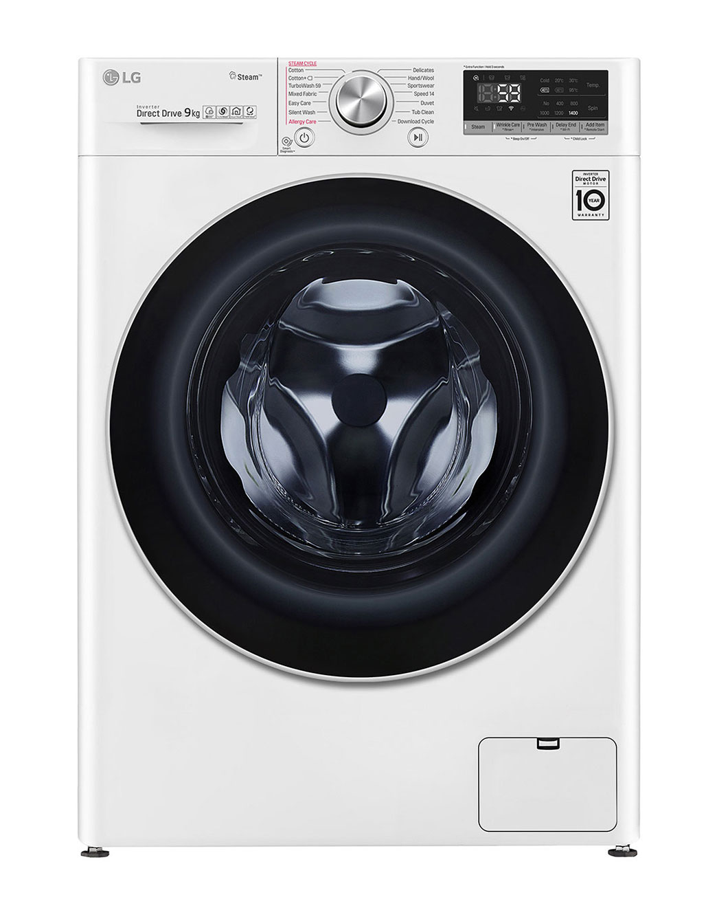 Lg 9kg front load washing machine price store