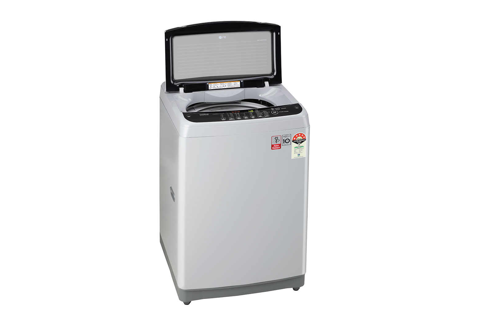 7KG Smart Inverter Top Load Washing Machine, Silver | LG BD
