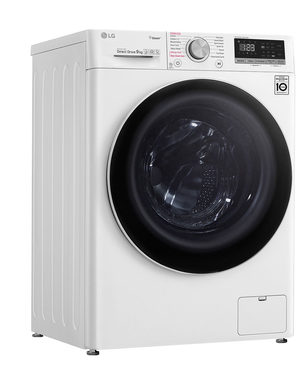9KG TWINWash™ Front Load Washing Machine in White | LG BD