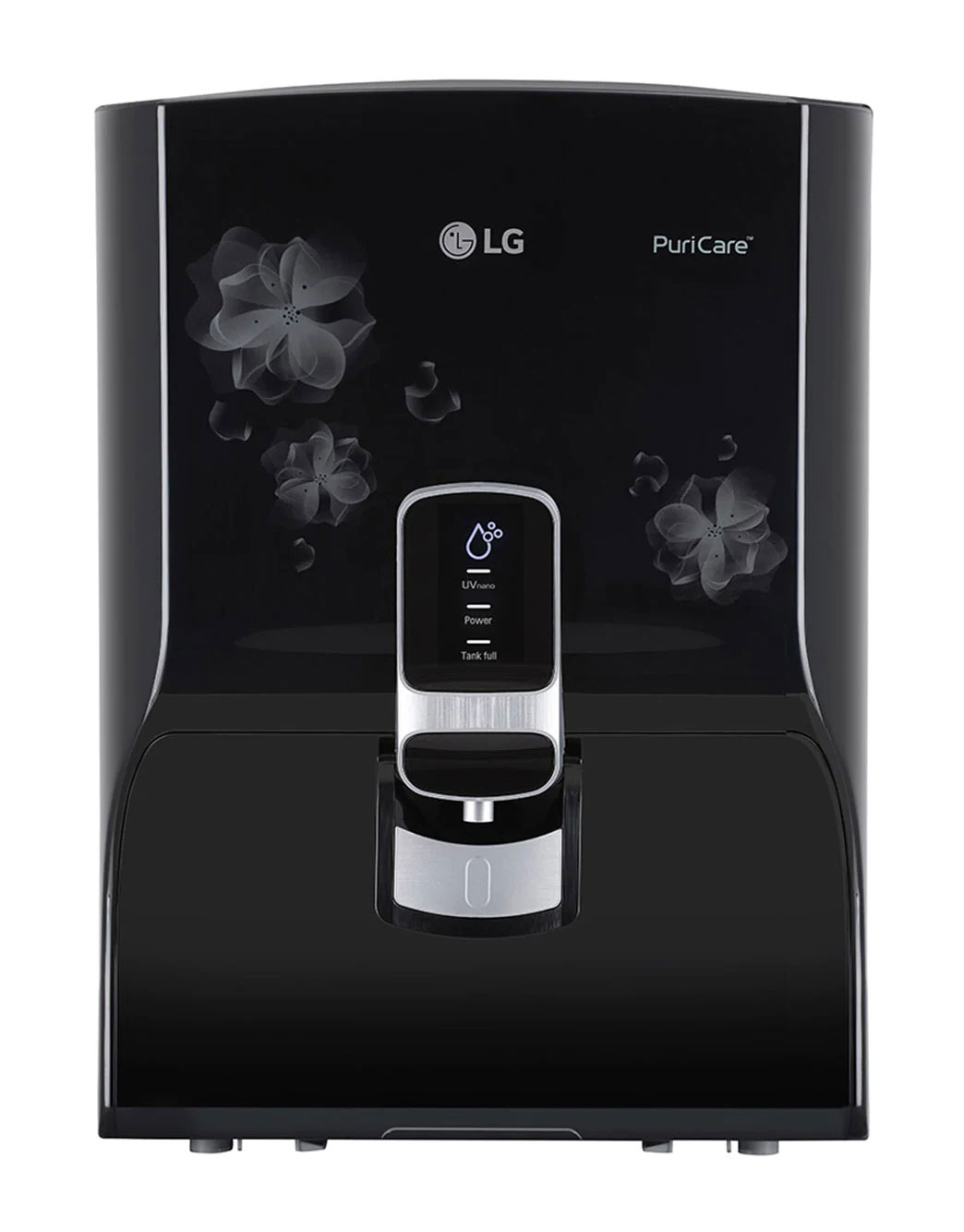 8L Dual Protection Stainless Steel Tank Black Floral | LG BD