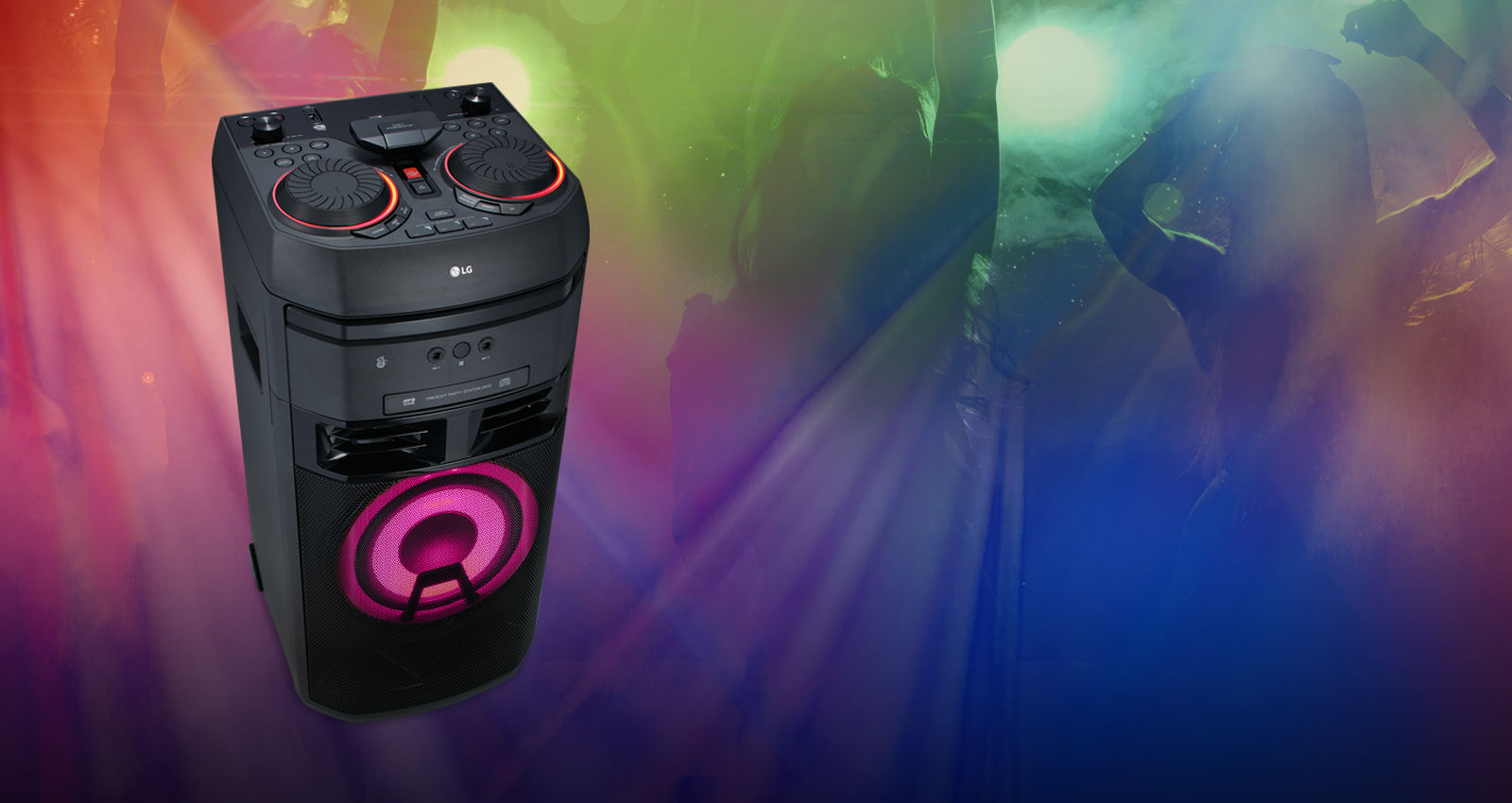 LG XBOOM / 500 Watt / X-Shiny woofer / Multi Color Lighting / Party ...