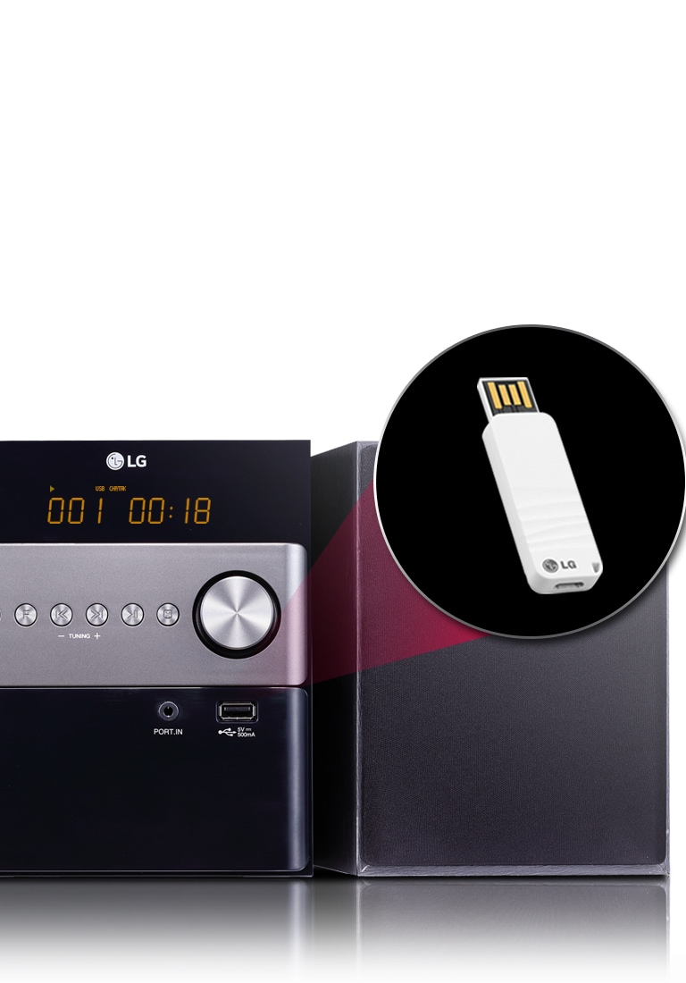 LG Micro Hi-Fi Audio system XBOOM CM1560 | LG Belgique