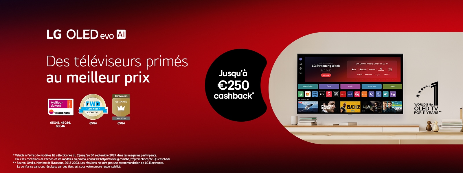 TV OLED Evo | Téléviseurs OLED Evo | LG Belgique