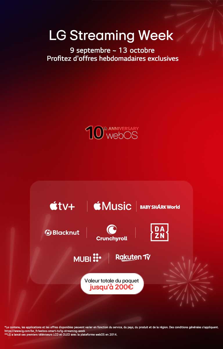 Téléphonie, TV, Informatique, Électroménager, Audio | LG Belgique