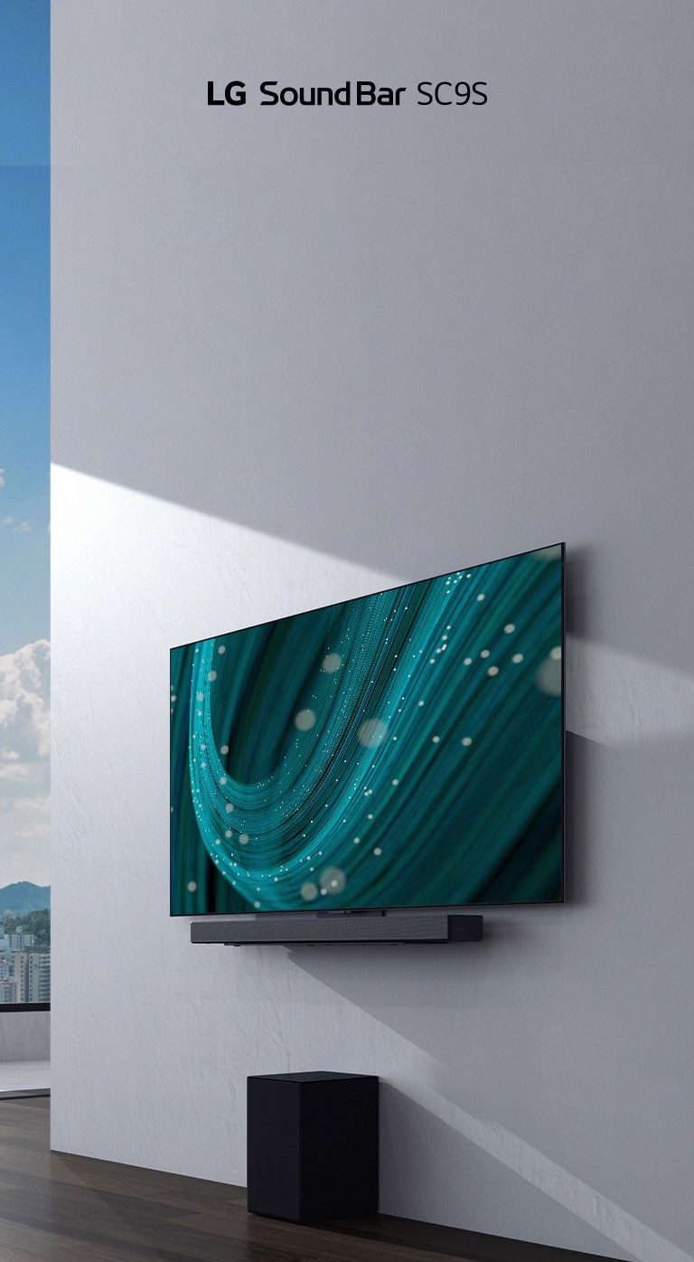 Страница с описание (PDP) на LG Саундбар SC9S | LG Bulgaria