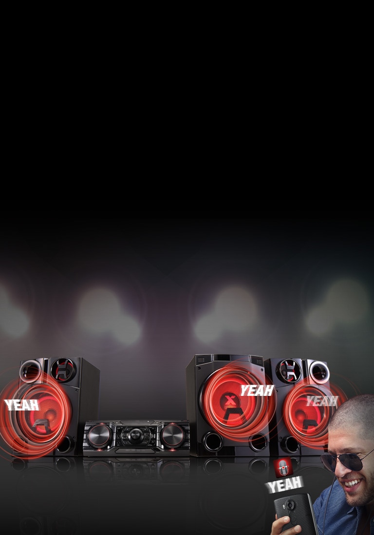 Minicomponente LG XBOOM CM8460 | LG Centroamérica y Caribe