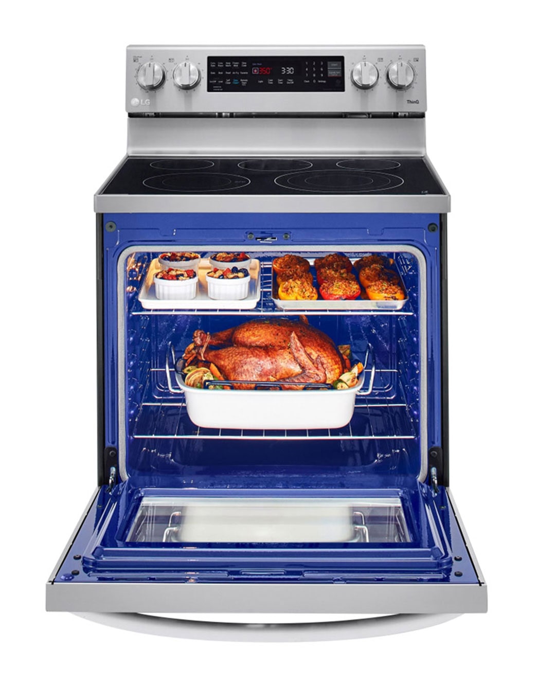 Estufa eléctrica 6.3pᶟ LREL6325F InstaView™ | LG CAC