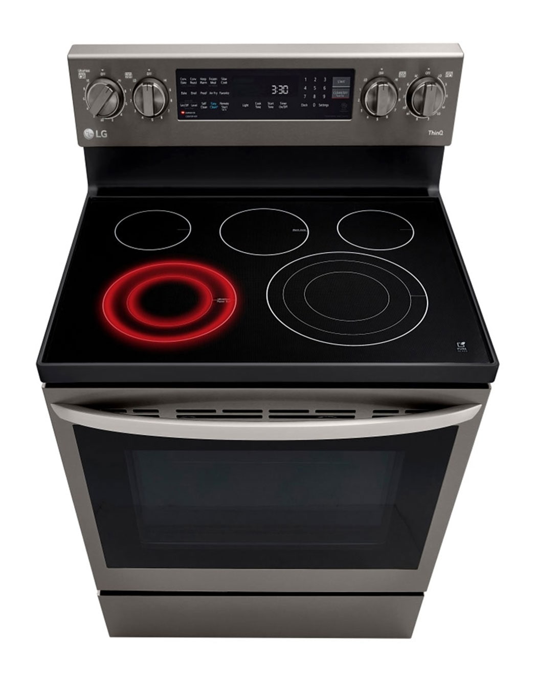 Estufa electrica 6.3pᶟ LG LREL6325D Freidora de aire