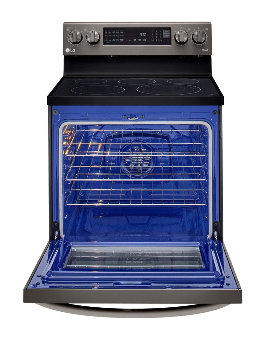 Estufa electrica 6.3pᶟ LG LREL6325D Freidora de aire