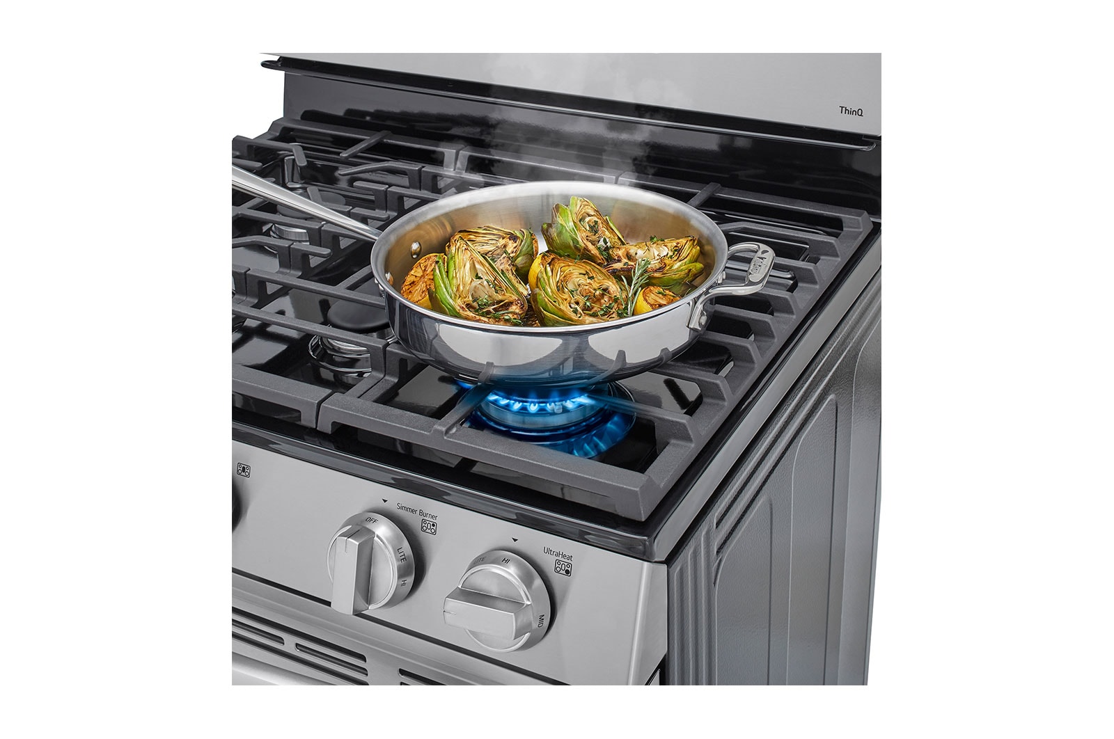 Estufa a Gas 30'' LG LRGL5823S Air Fryer