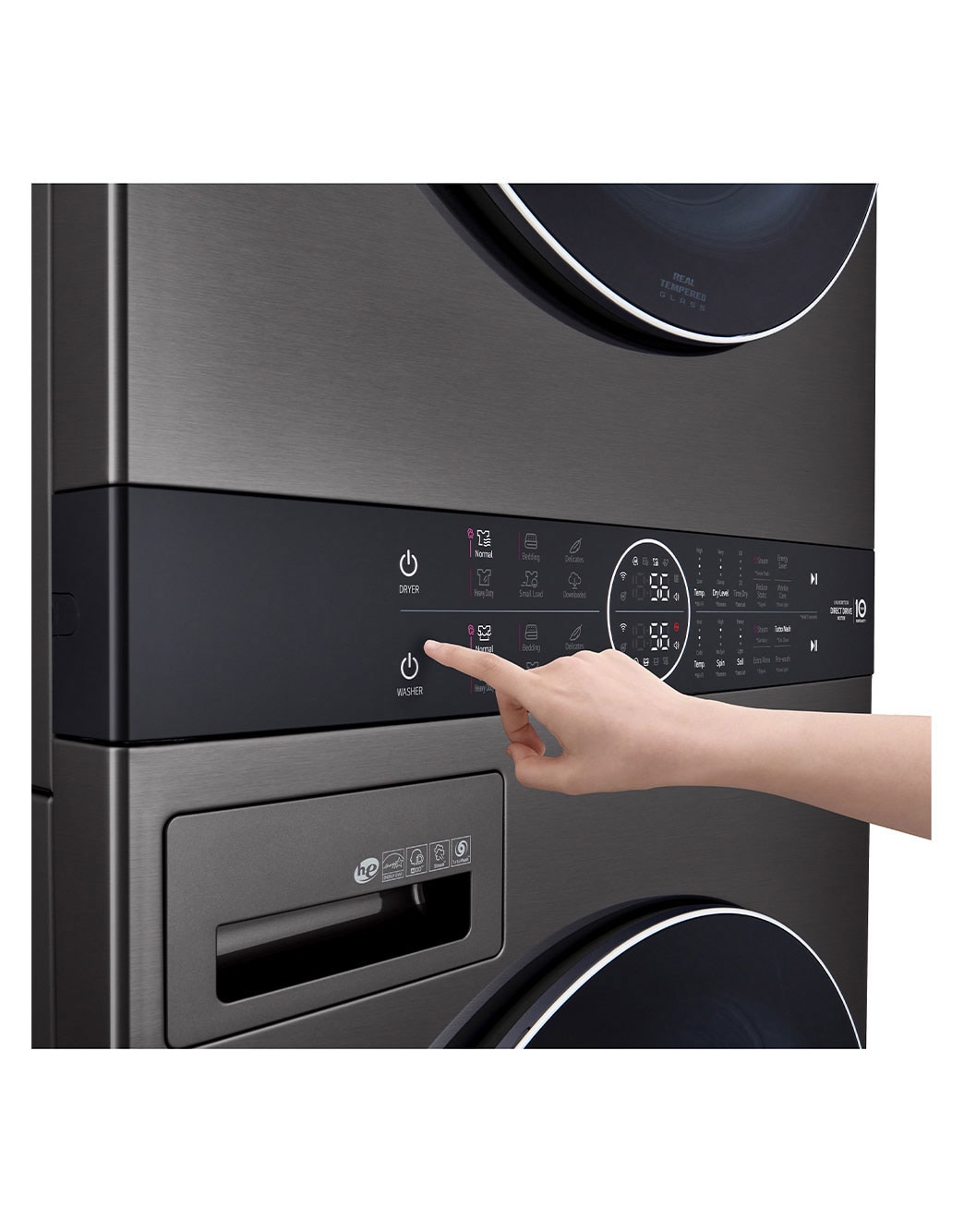 Torre de Lavado WashTower™ 22kg / 22kg WK22BS6 | LG Caribe