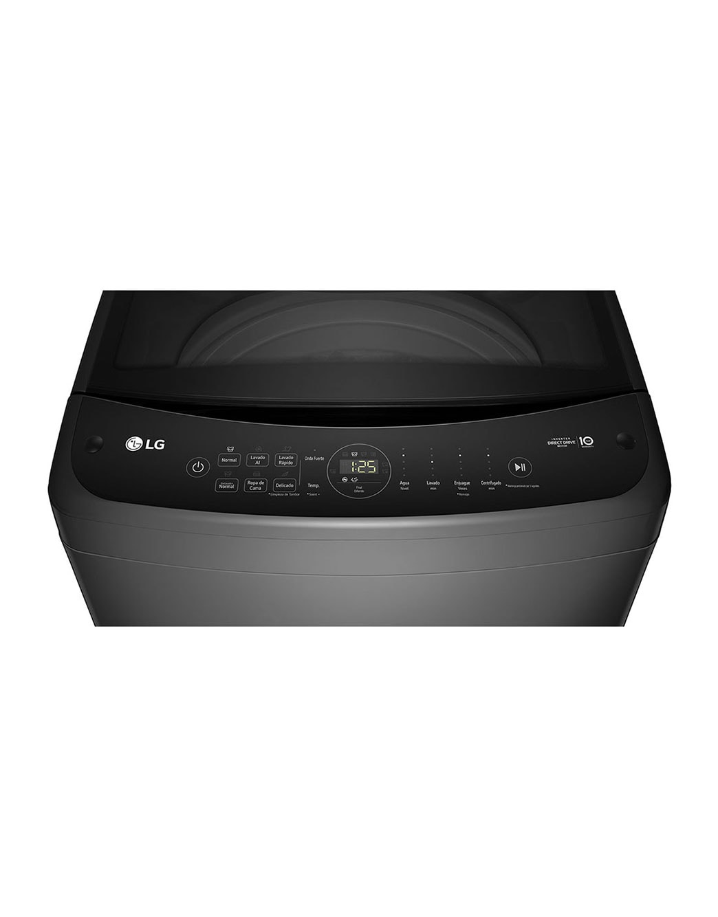 Lavadora Carga Superior 19Kg LG WT19MV6 DD Negro