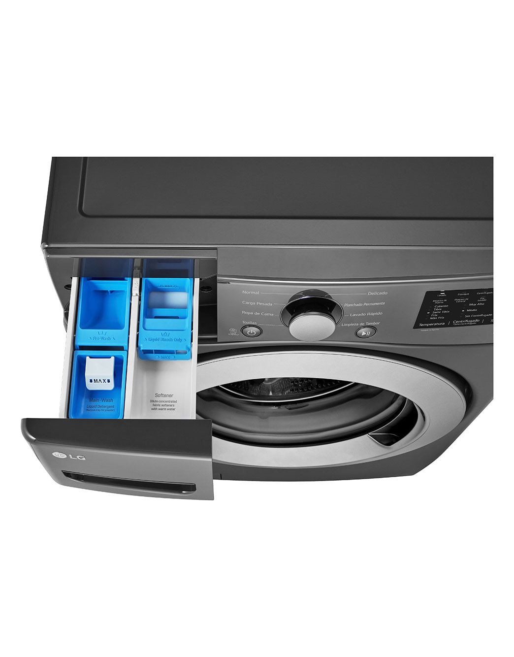 Lavadora CargaFrontal 25kg LG WM25MV2S6W Direct Drive™