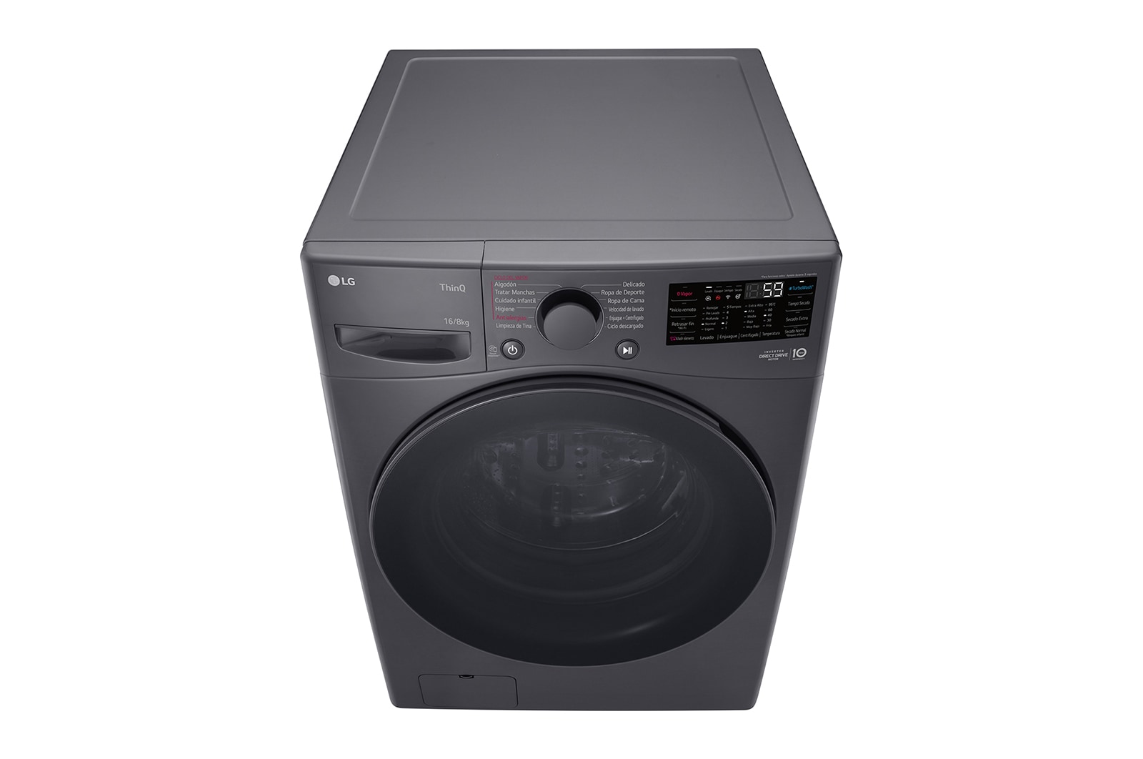 Lavasecadora Carga Frontal 16Kg / 8Kg LG WD16MG2S6P