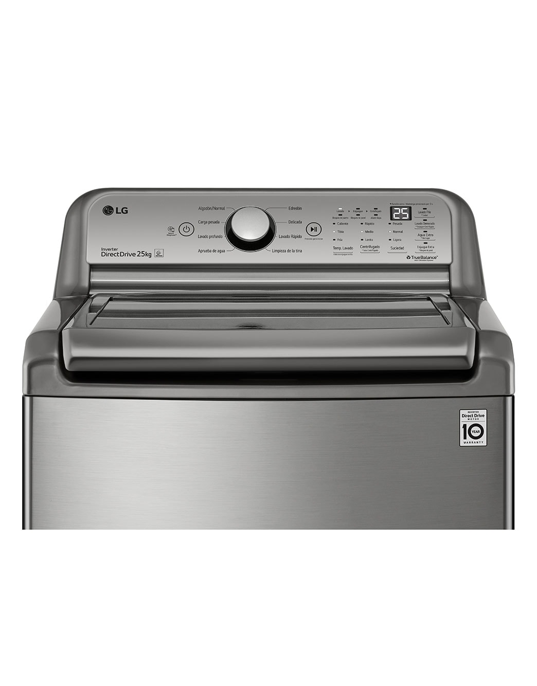 Lavadora LG Carga Superior Inverter DD WT25WT6HK | LG Caribe