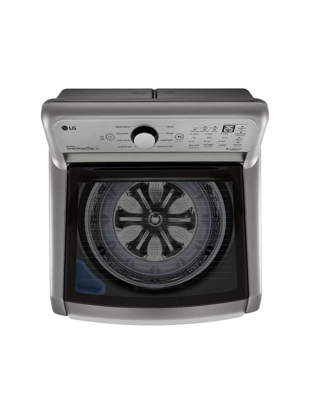 Lavadora LG Carga Superior Inverter DD WT25WT6HK | LG Caribe
